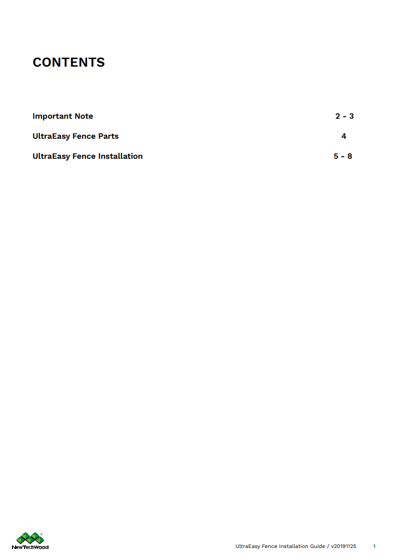 UltraEasy Fencing - Newtechwood